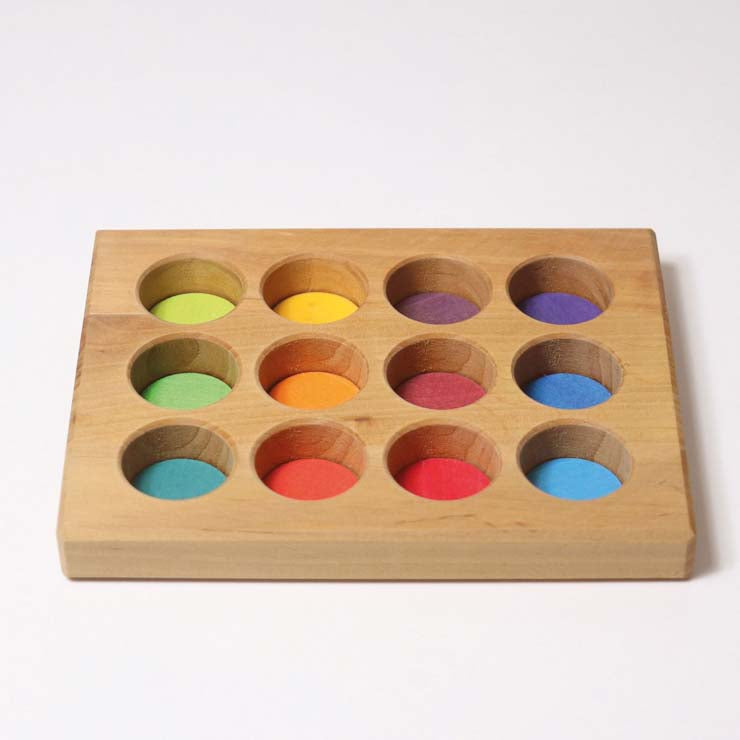 Grimms - Sorting Board Rainbow – Strawberry Meerkat Boutique