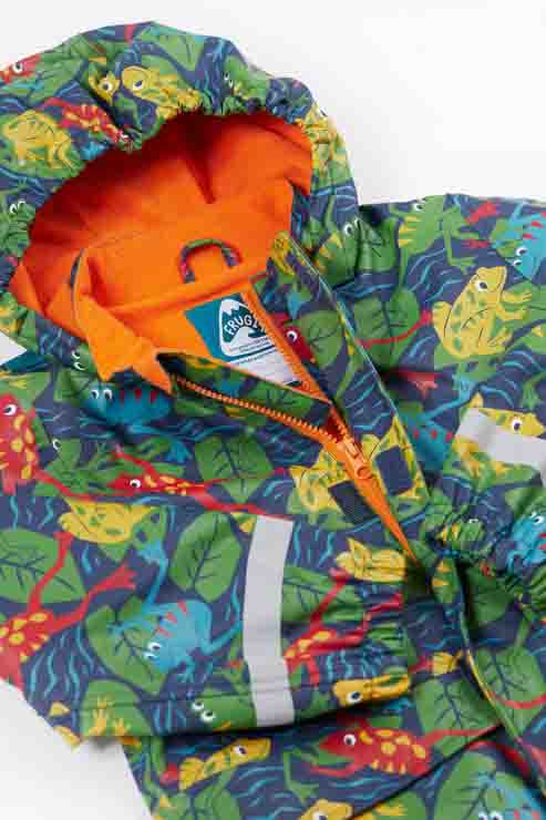 Frugi Printed Puddle Buster Coat - Be Hoppy – Strawberry Meerkat Boutique