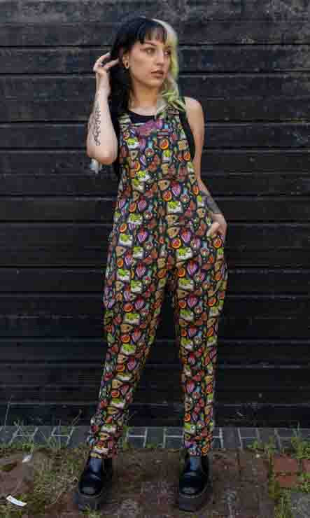 Run & Fly - Halloween: Bewitched Stretch Twill Dungarees – Strawberry ...