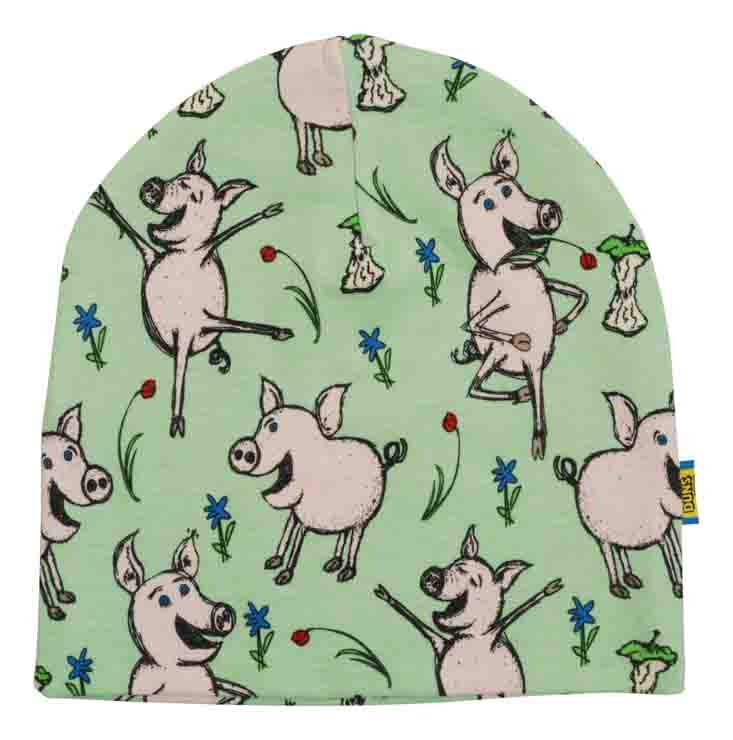 DUNS Beanie Hat - Dancing Pig Green – Strawberry Meerkat Boutique