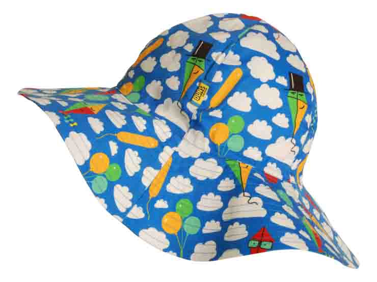 DUNS Sun Hat - Kite and Clouds Blue – Strawberry Meerkat Boutique