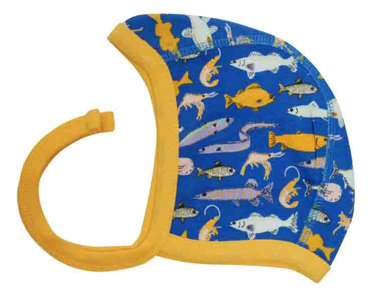 DUNS Helmet Hat Bonnet - Fish Blue – Strawberry Meerkat Boutique