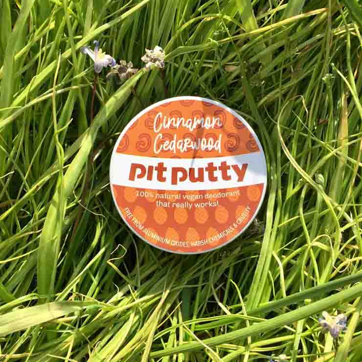 Pit Putty Full Size 65g - Cinnamon Cedarwood – Strawberry Meerkat Boutique