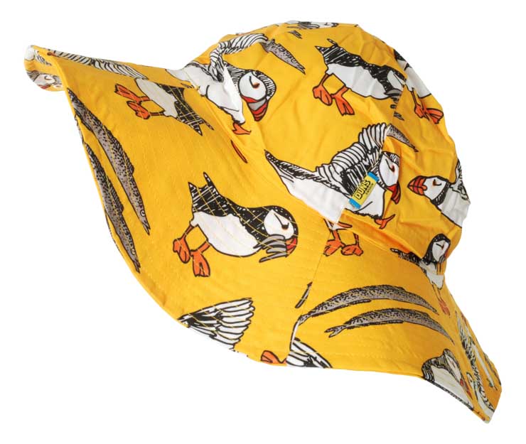 DUNS Sun Hat - Puffin Lemon Chrome – Strawberry Meerkat Boutique