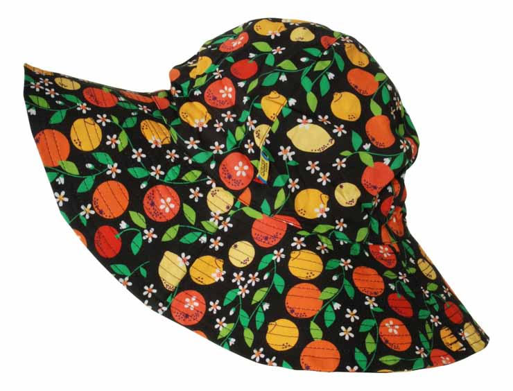 DUNS Sun Hat - Citrus Black – Strawberry Meerkat Boutique